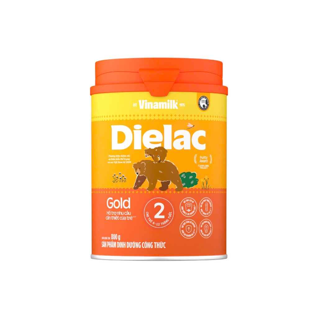 Dielac Alpha Gold 2 cho bé 6-12 tháng tuổi ( 400g-800g ) | Shopee Việt Nam