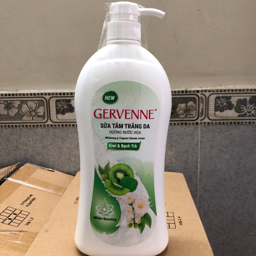 (Mùi Không Thay Đổi) Sữa tắm trắng da Gervenne Green Lily đổi mẫu thành ...
