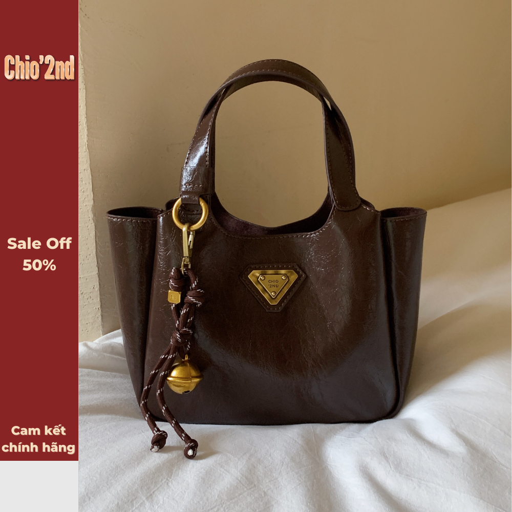 (Sẵn) Túi Xách Nữ Chio2nd Vải Cao Cấp Mẫu Mới, Túi Trống Đeo Vai Nữ Kèm Charm Hot 2024 C93 ...