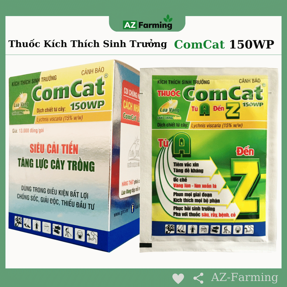 Comcat 150WP - Kích Thích Sinh Trưởng Cây Trồng (Gói 7.5g) - AZ Farming ...