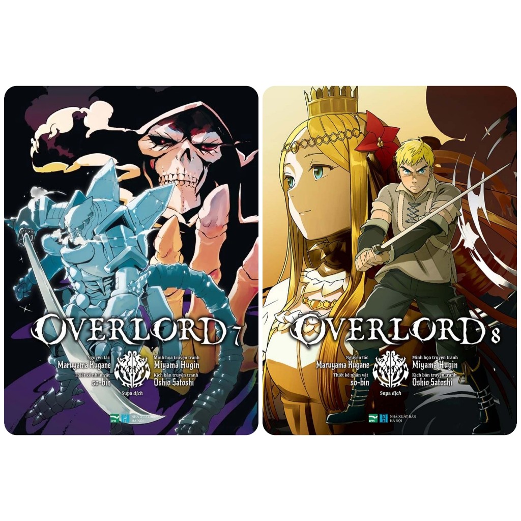 Truyện tranh Overlord (Manga) - Combo Tập 3-8 Bản in đầu (Tặng kèm ...