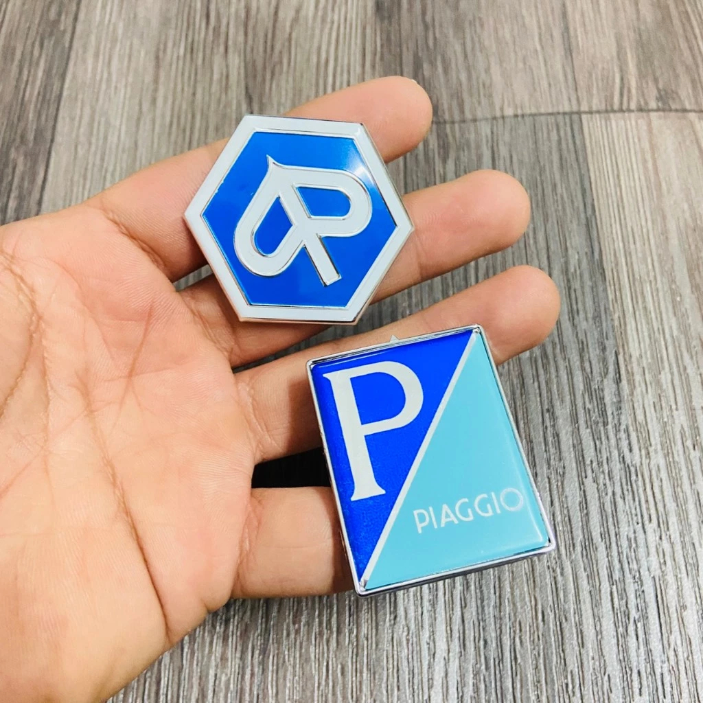 TEM Logo mặt nạ VESPA, LIBERTY chất liệu nhựa cứng như zin hàng cao cấp ...