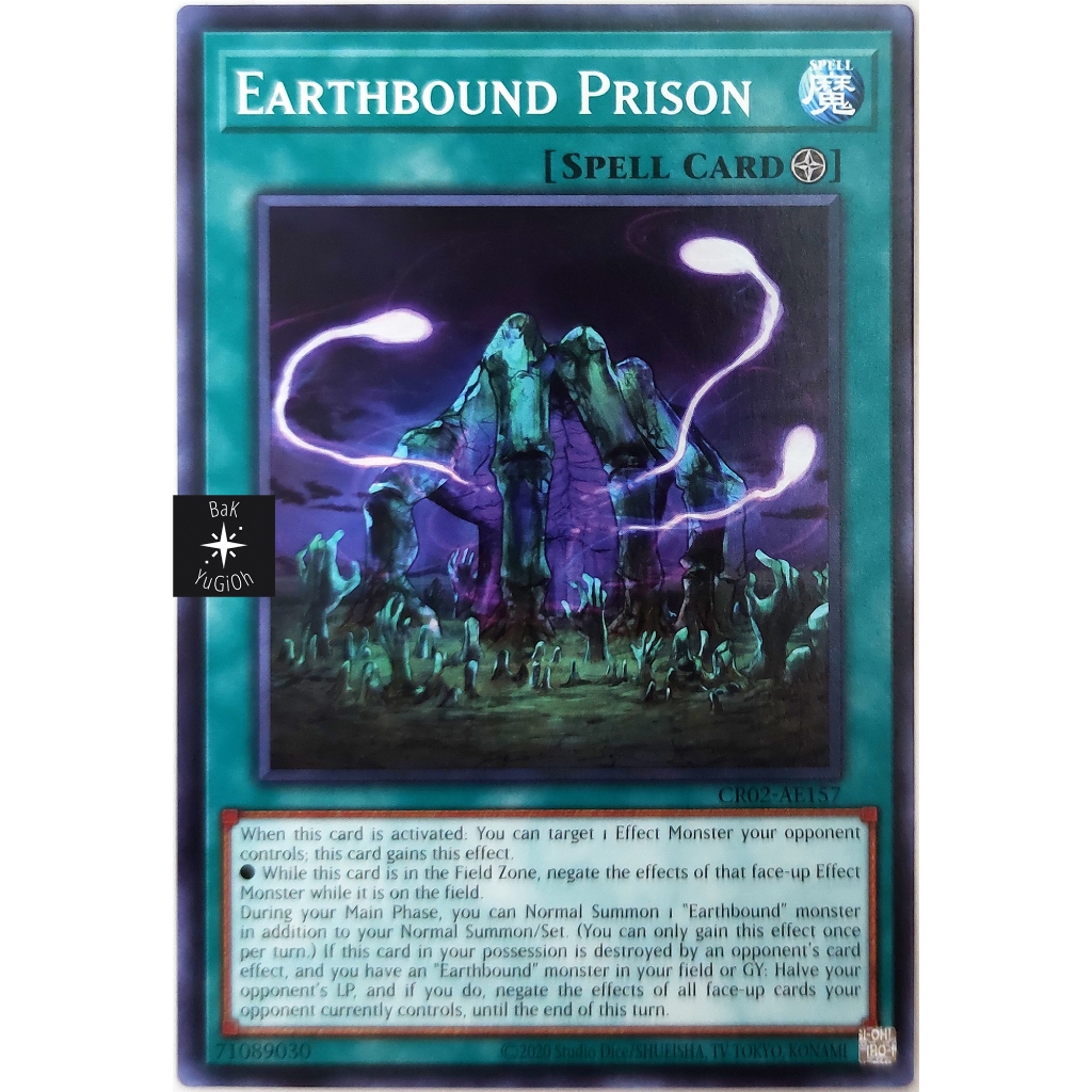 [BaK Yu-Gi-Oh!] [Thẻ Bài Chính Hãng] Earthbound Prison |AE| Common ...