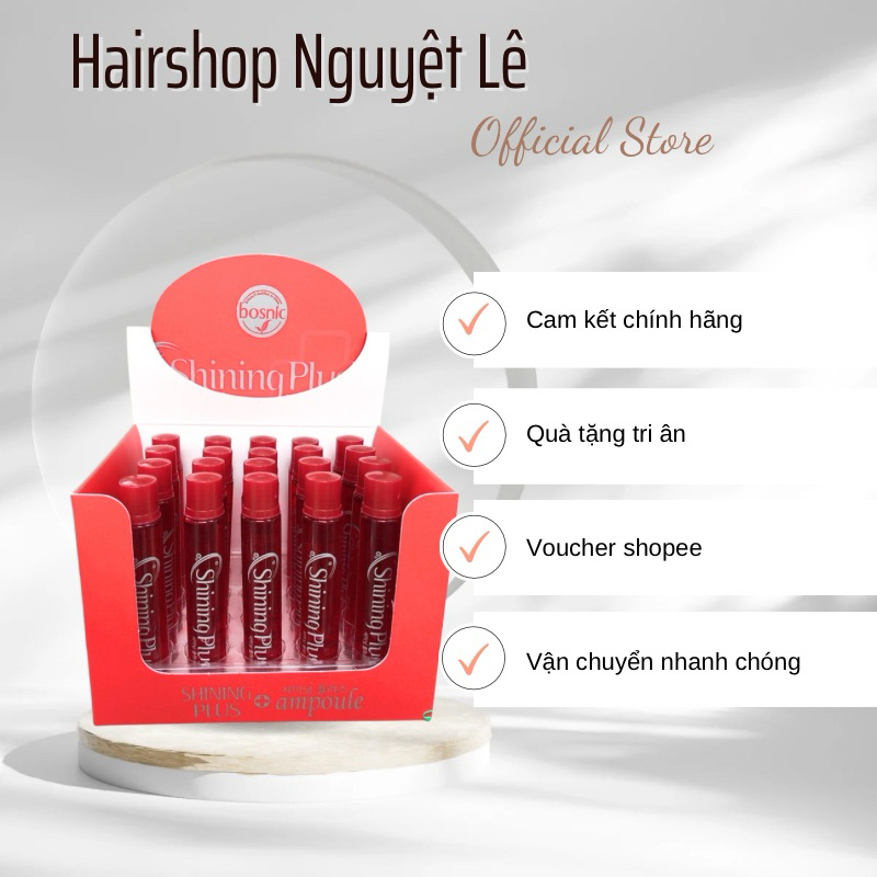 [Hộp 20 ống] Huyết Thanh Keratin Phục Hồi Tóc Hư Tổn, Tóc Nát Shining ...