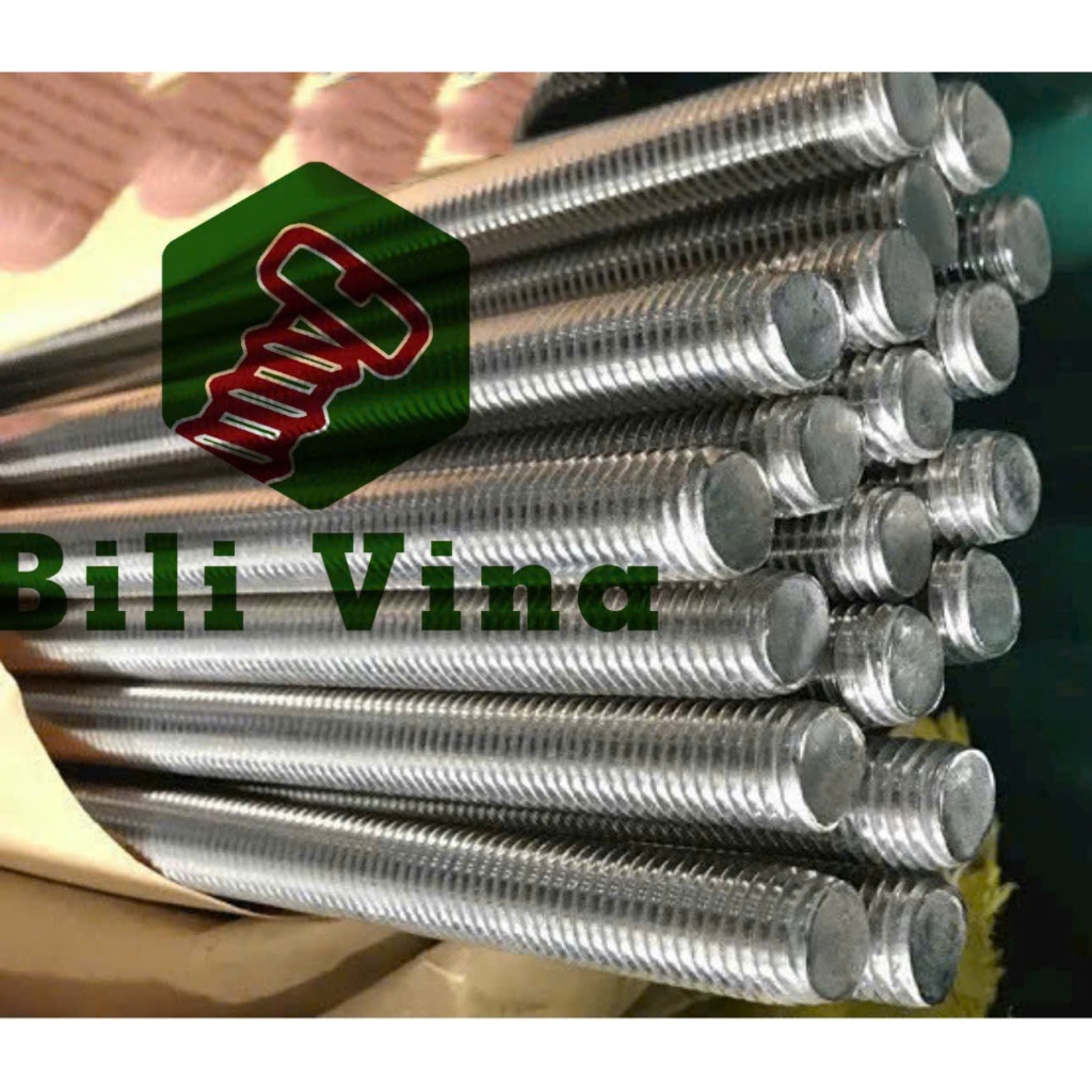 Ty ren INOX 304 M4 M5 M6 M8 M10 M12 ( SIZE 1M) | Shopee Việt Nam