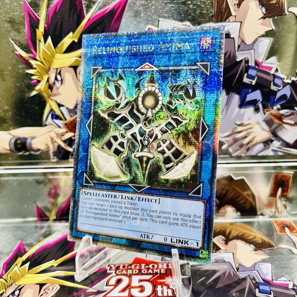 25th secret rare Lá bài thẻ bài Yugioh Relinquished Anima - Tặng bọc ...