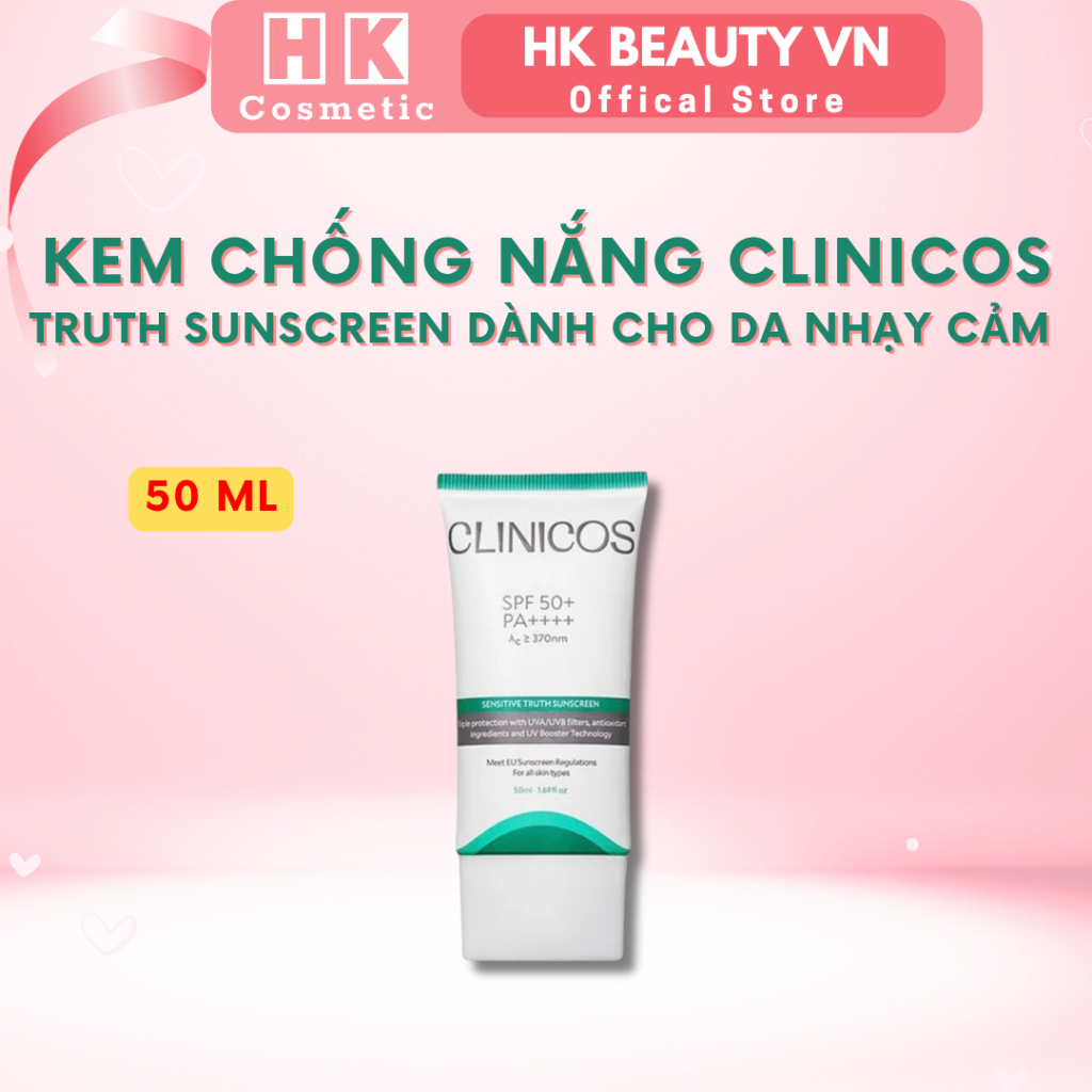 [ CHÍNH HÃNG ] Kem chống nắng CLINICOS Truth Sunscreen dành cho da nhạy ...