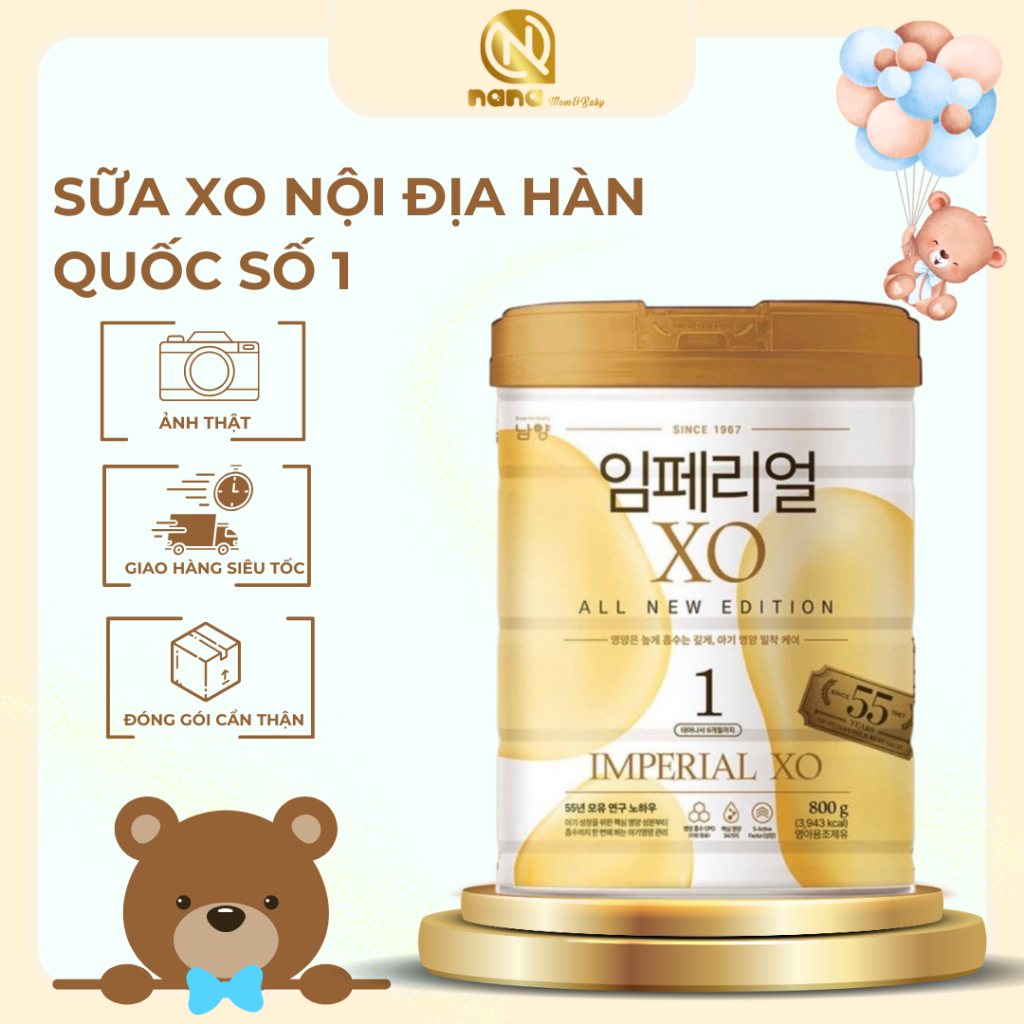 [CHÍNH HÃNG] SỮA BỘT XO NỘI ĐỊA HÀN QUỐC LON 800G ĐỦ SỐ - DATE 2025 | Shopee Việt Nam