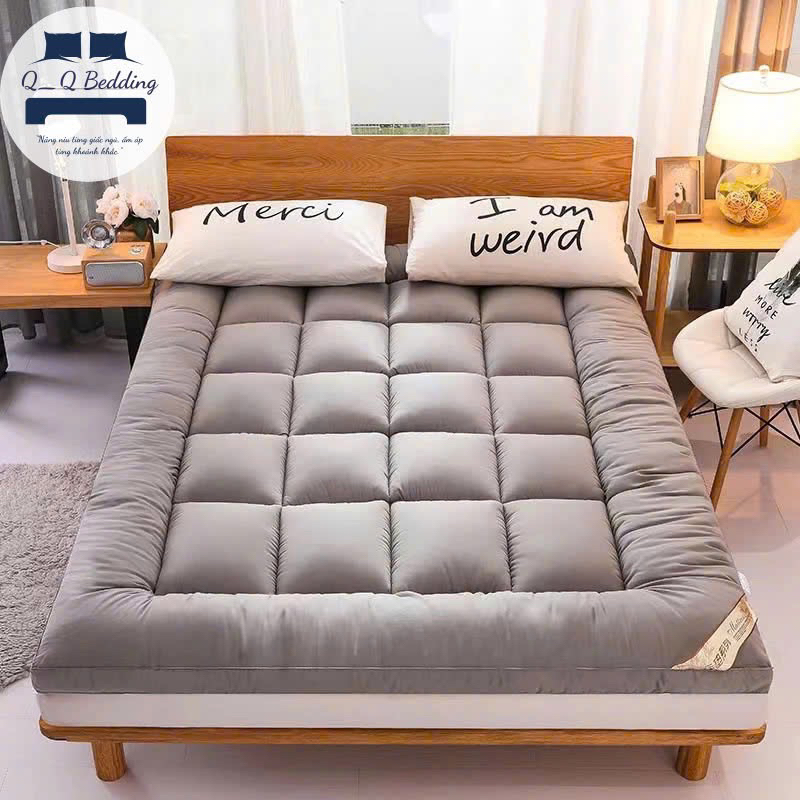 NỆM TOPPER Trần Bông dày dặn ấm áp , Đệm Topper trải sàn,nệm văn phòng ...