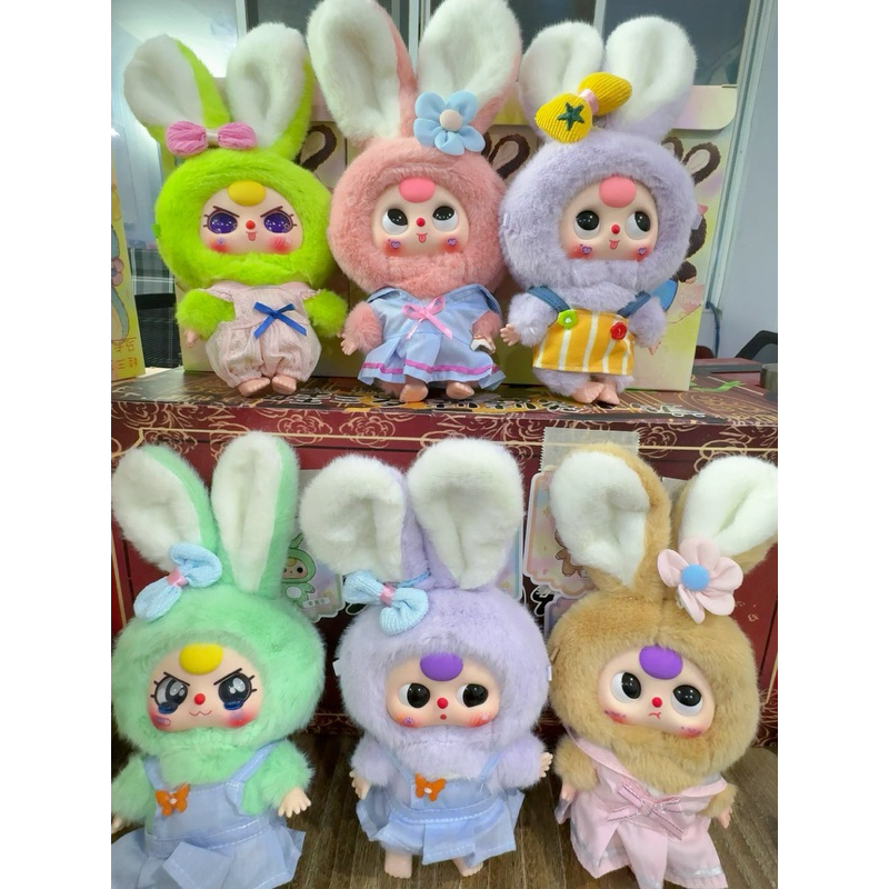 {Sẵn} HỘP MÙ ĐÃ BỐC MÓC KHOÁ THÚ BÔNG BỘ SƯU TẬP THỎ MACARON | Shopee ...