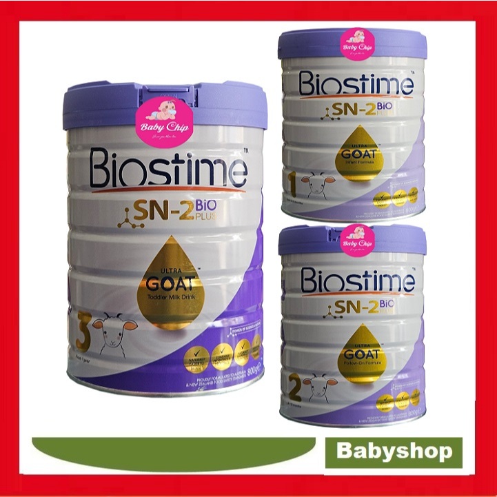 Sữa Dê Biostime Số 1, Số 2, Số 3 800g [HSD 2026] | Shopee Việt Nam