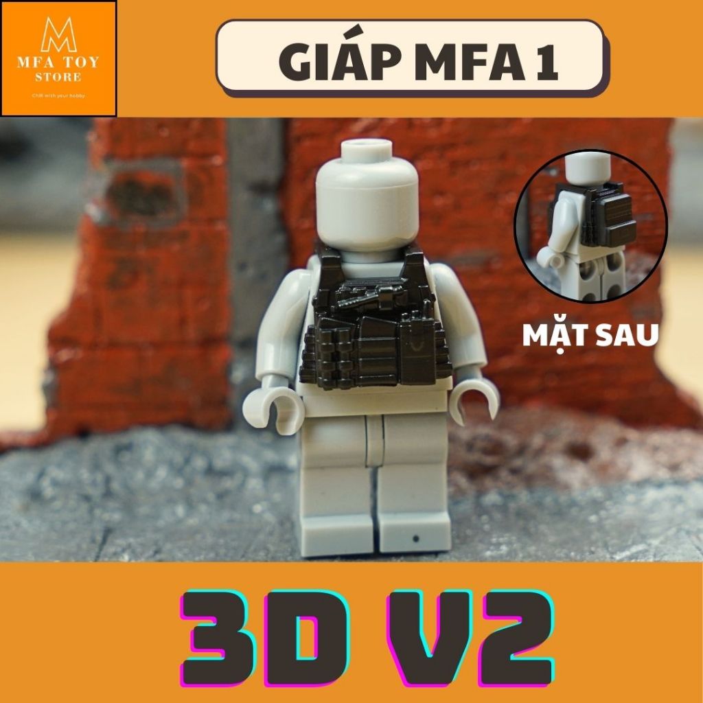 Đồ chơi lắp ráp swat army, mô hình lắp ghép quân sự - Trang bị in 3DV2 Giáp MFA 1 | Shopee Việt Nam