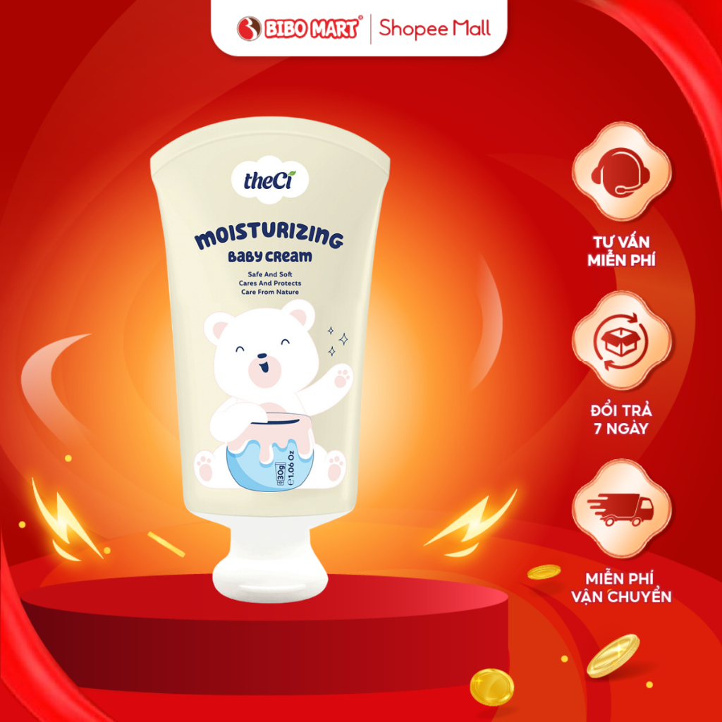 Kem Dưỡng Ẩm TheCi Giữ Ẩm Làm Dịu Bảo Vệ Da Chiết Xuất Tự Nhiên Lành Tính Cho Bé - Bibomart ...