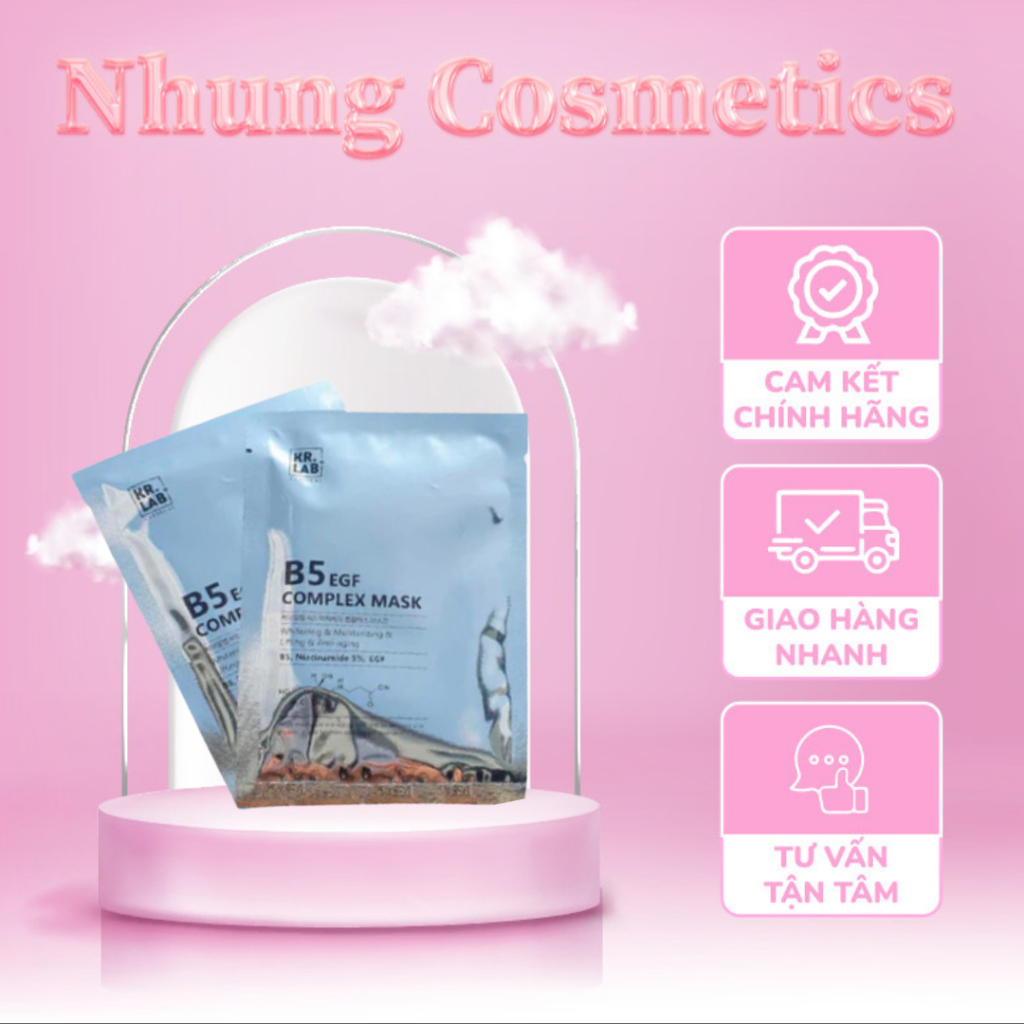 Mặt nạ cấp ẩm phục hồi Kr.Lab B5 EGF Complex Mask nhập khẩu chính hãng ...