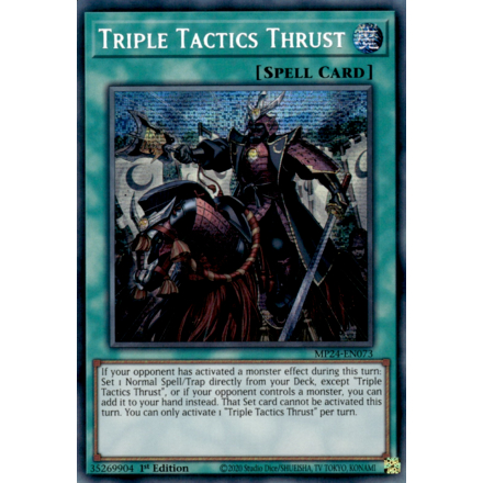 YMS - [Thẻ bài Yugioh] - [TCG-UK] - RA03-EN072 - Triple Tactics Thrust | Shopee Việt Nam