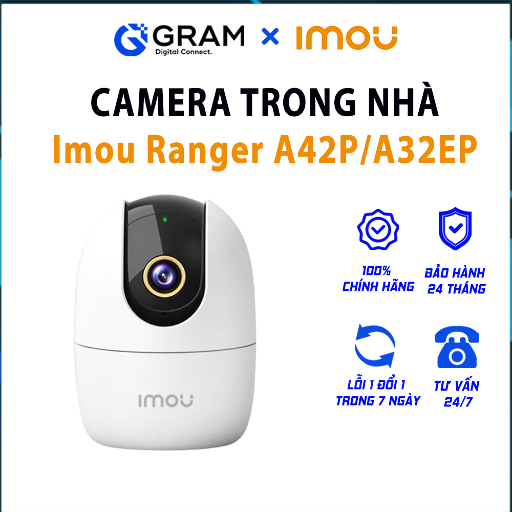 Camera Wifi IMOU A32EP Ranger 2, Xoay 360 độ, Đàm Thoại 2 Chiều, Bảo ...