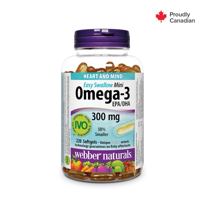 Viên uống Omega-3 Mini dễ nuốt 300mg EPA/DHA | Shopee Việt Nam