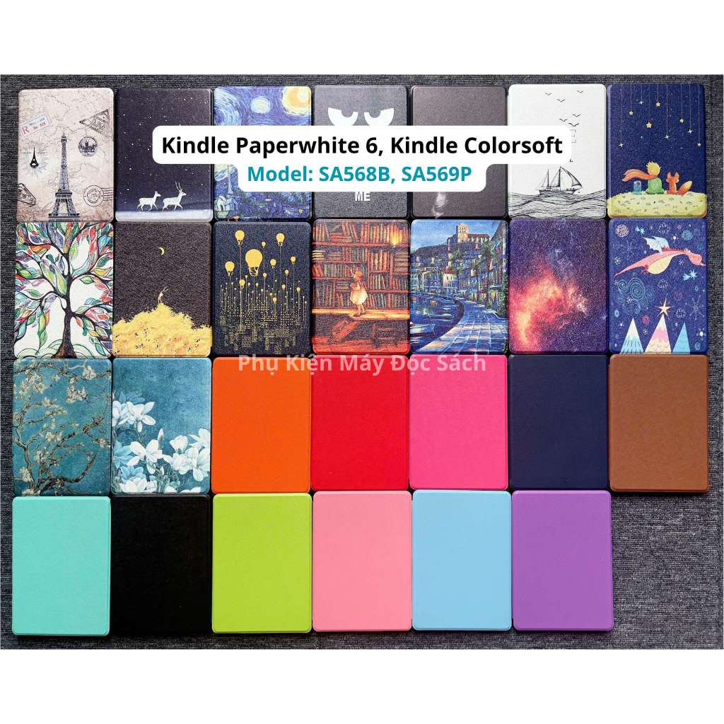 Bao Da Cover Kindle Paperwhite 6, Kindle Colorsoft (Model SA568B ...