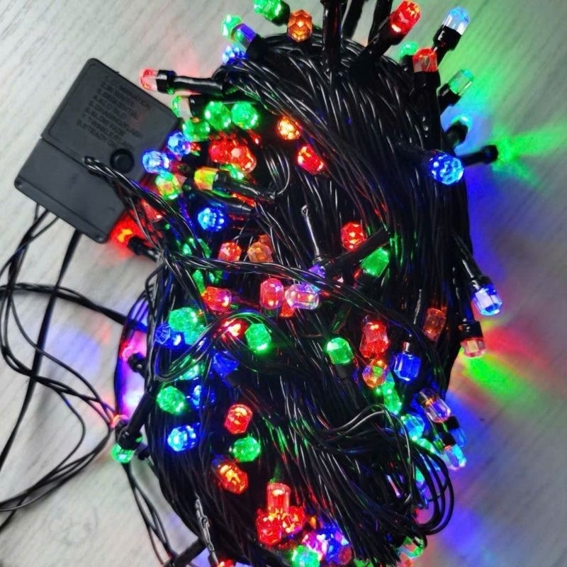 Đèn Nháy 40M Kim Cương, Dây Led 40M Trang Trí Ngoài Trời Chống Nước 240 ...