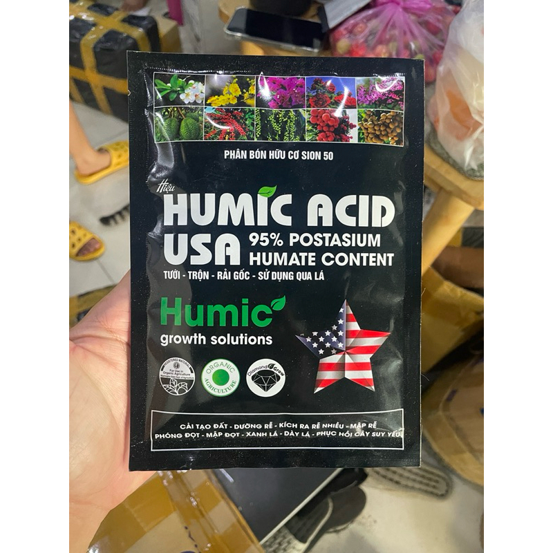 Humic acid USA, gói 100g, kích rễ phục hồi cây trồng | Shopee Việt Nam