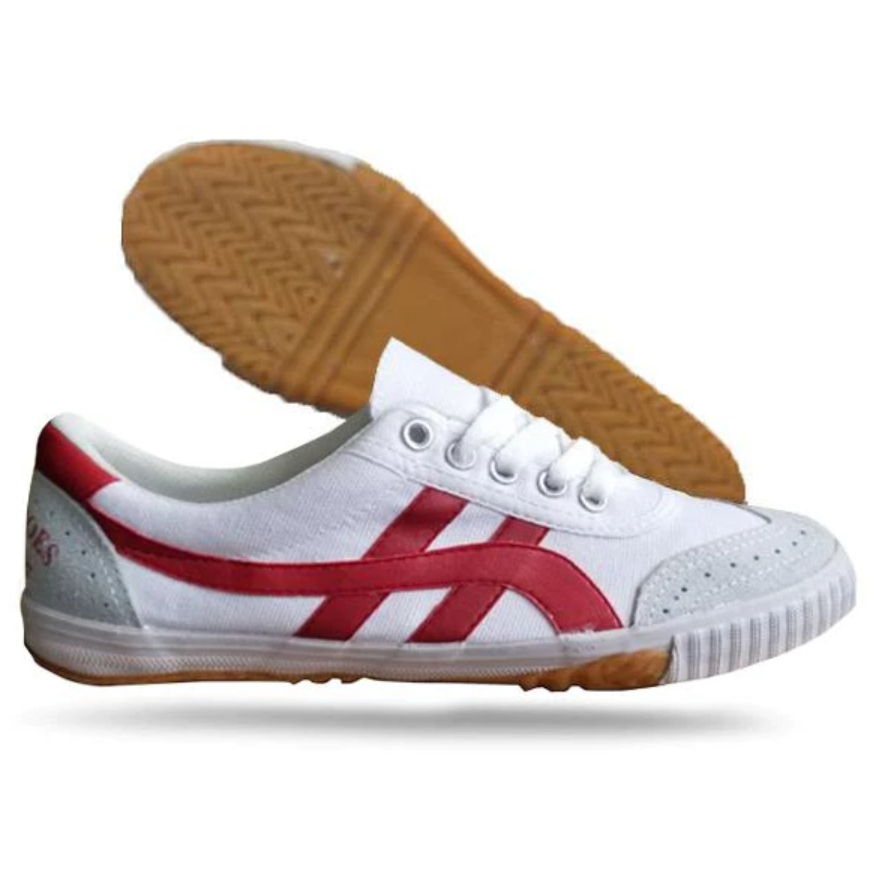 Giày bata Asia đa năng hàng chính hãng trắng sọc đỏ | Shopee Việt Nam