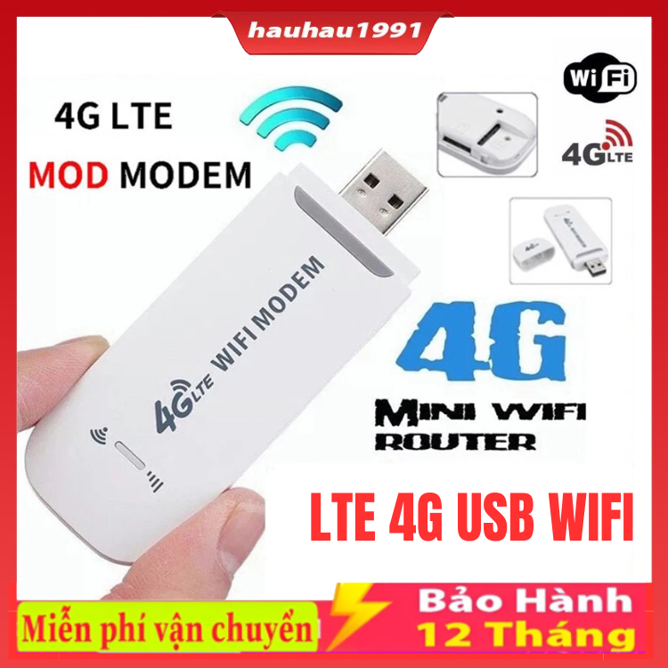Bộ phát sóng wifi từ sim 4G , LTE 4G USB Modem , USB phát Wifi từ Sim ...