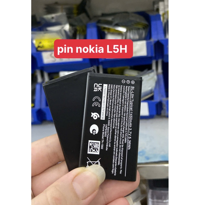 pin nokia mã BL5H dùng cho máy 105 4g pro, dung lượng 1450 Mah | Shopee ...