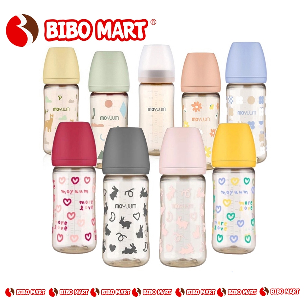 Bình sữa PPSU Moyuum All-in-one - Họa tiết hoa cúc - 170ml / 270ml | Shopee Việt Nam
