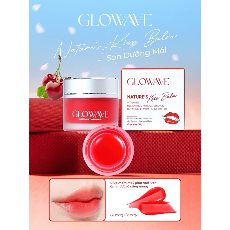 Son Dưỡng Môi Lựu Đỏ Glowave 10g, Ủ Môi Căng Mọng Mềm Mướt ( mặt nạ ngủ ...
