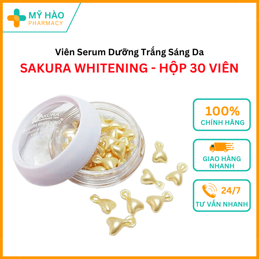 Viên Serum Dưỡng Trắng Sáng Da Sakura Whitening - Ngăn Ngừa Thâm Nám ...