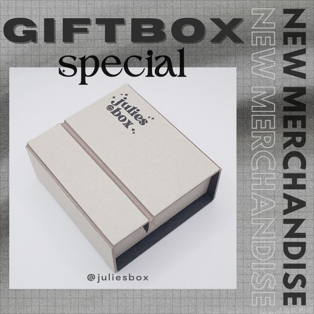 Hộp Quà Tặng Giftbox Màu Xám Bằng Giấy 2 Lớp Có Bảo Vệ Đơn Giản Julies ...