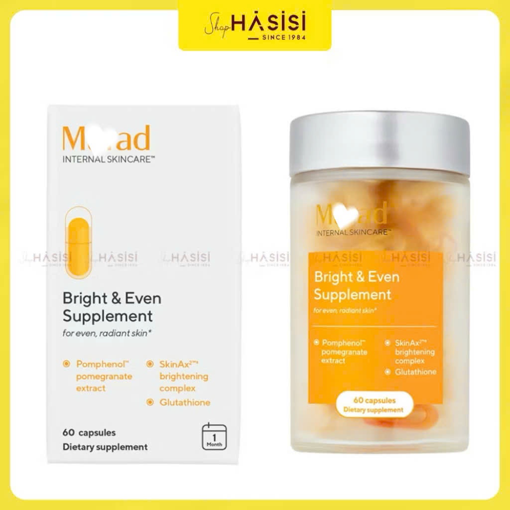 Viên Uống Chống Nắng Bright & Even Supplement 60 Tablets (1 Viên/Ngày ...