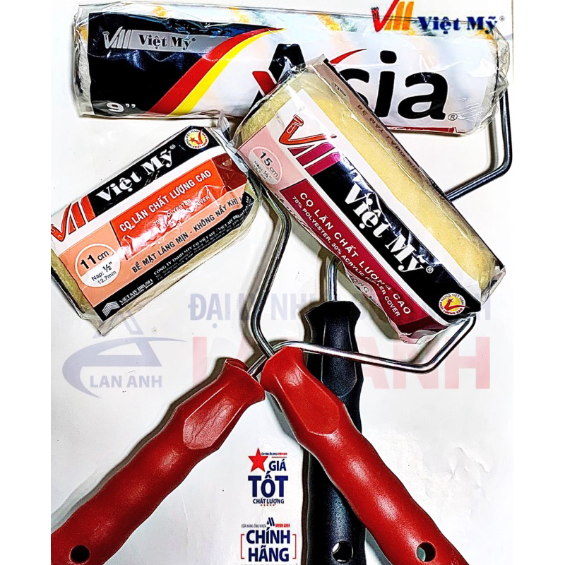Cọ Lăn Sơn -Rulô Lăn Sơn VIỆT MỸ 11cm, 16cm | Shopee Việt Nam