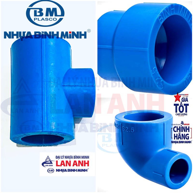 Co- Nối- Tê Tăng- Giảm PPR NHỰA BÌNH MINH Size 20-25-32 | Shopee Việt Nam