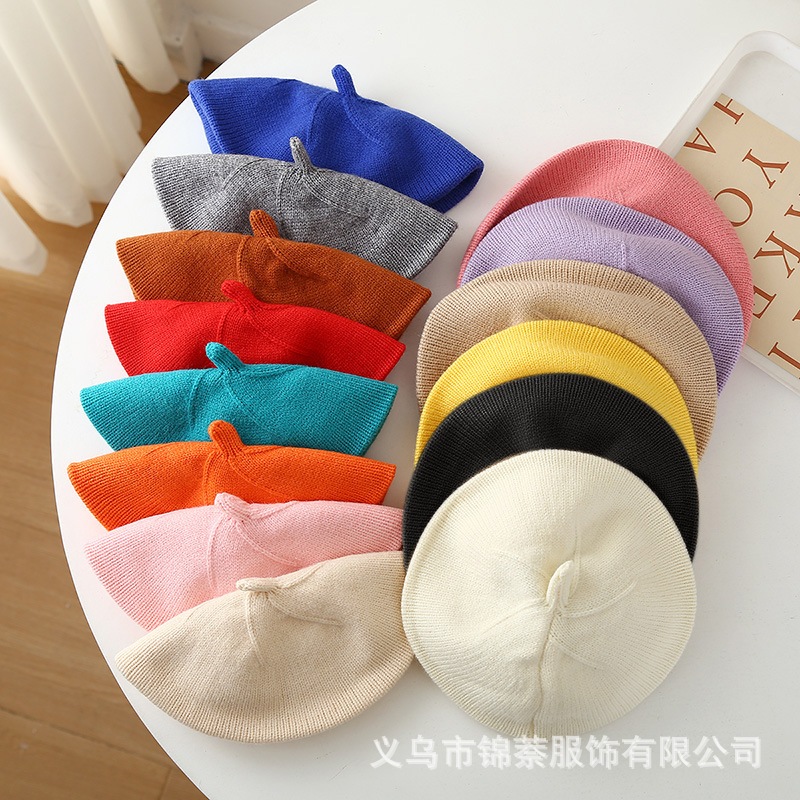 PK015 Chun Chin | Mũ Nồi Len Cho Bé Gái | Shopee Việt Nam
