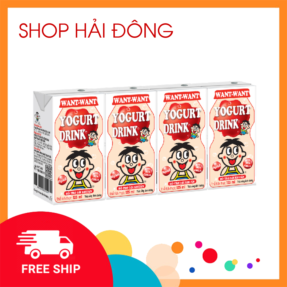 Sữa Opao Want Want Nguyên Vị Dâu/ Vani 36 hộp/ thùng X 125ml Tăng Lợi ...