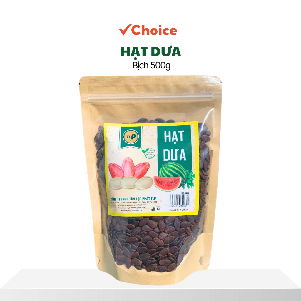 [Choice] HẠT DƯA FOOD Tân Lộc Phát TLP-15 500G | Shopee Việt Nam