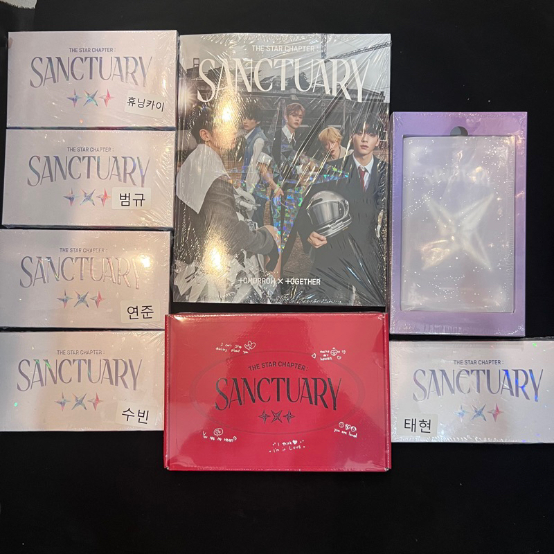 [CÓ SẴN] Album TXT SANCTUARY Nguyên Seal Đủ Ver SAVIOR LOVER KINGHT ...