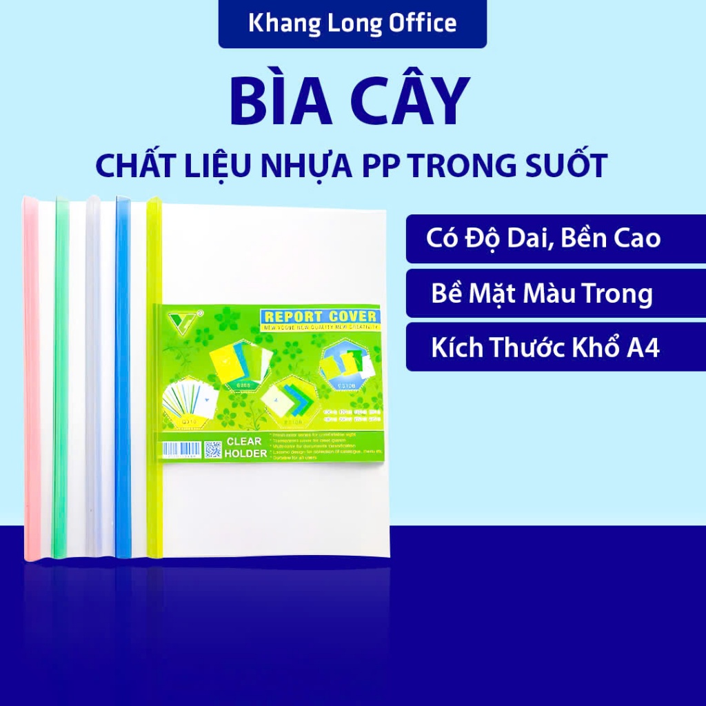 Bìa Kẹp Tài Liệu A4 Q310 VC, Bìa Cây Nhựa Trong Bảo Quản Tài Liệu, Dễ Dàng Thấy Được Tài Liệu ...