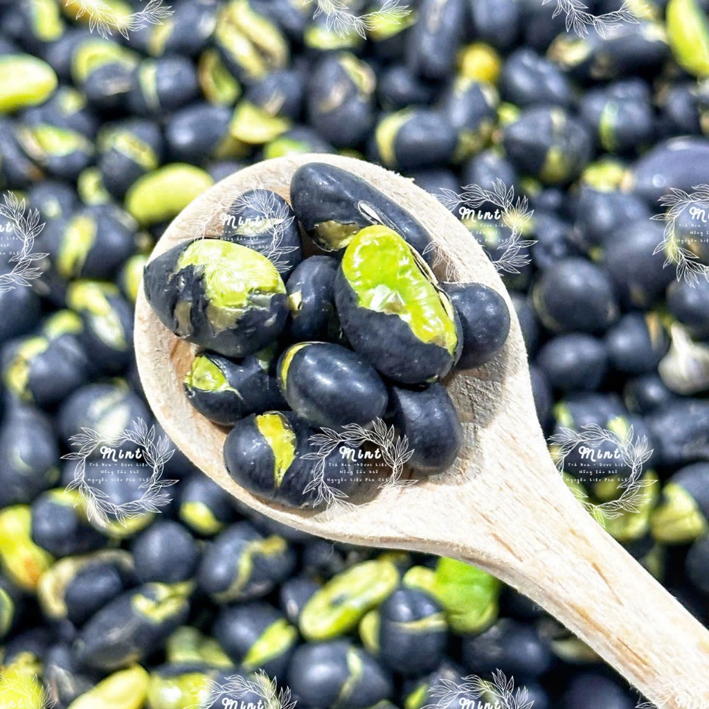 1KG Đậu Đen Xanh Lòng Rang Muối Ăn Liền - Thơm Ngon Hạt To Giòn Tan ...