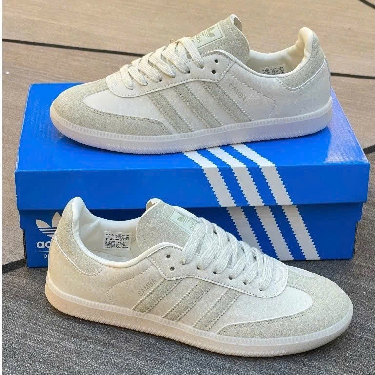 Giày thể thao adidas samba Bermuda Wonder White trắng xám bermuda ...