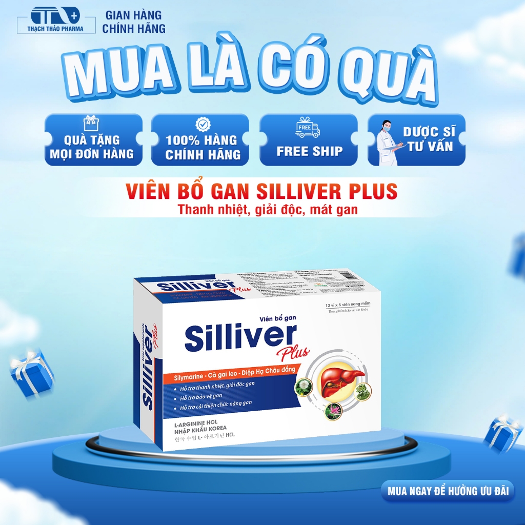 VIÊN GIẢI ĐỘC GAN SILLIVER PLUS- TĂNG CƯỜNG CHỨC NĂNG GAN | Shopee Việt Nam