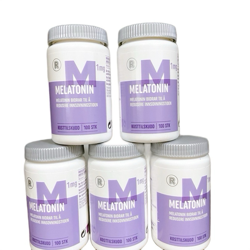 Viên uống giúp ngủ ngon Rema Melatonin 1 mg nội địa Nauy ( Hộp 100 v ...
