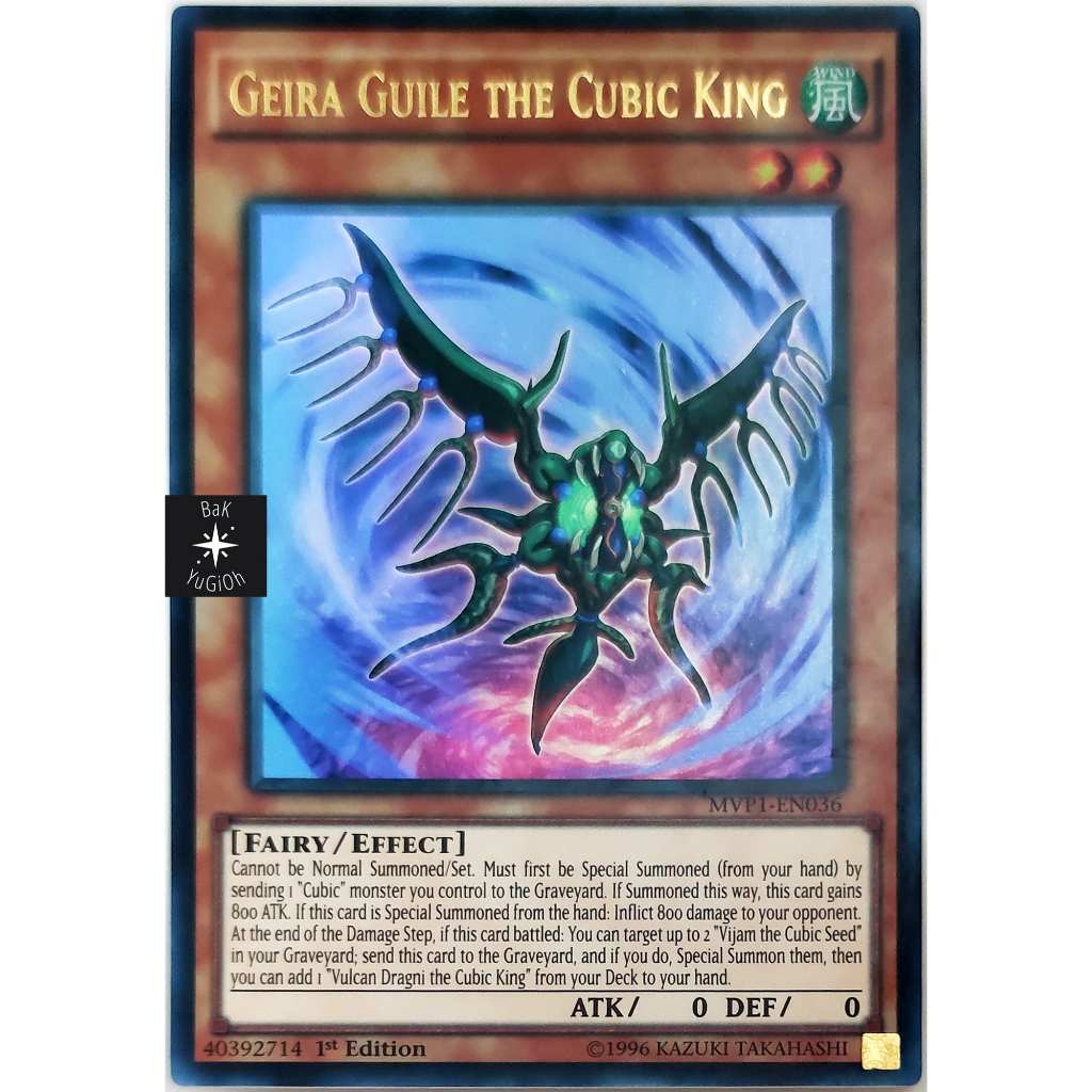 [BaK Yu-Gi-Oh!] [Thẻ Bài Chính Hãng] Geira Guile the Cubic King |EN+JP ...