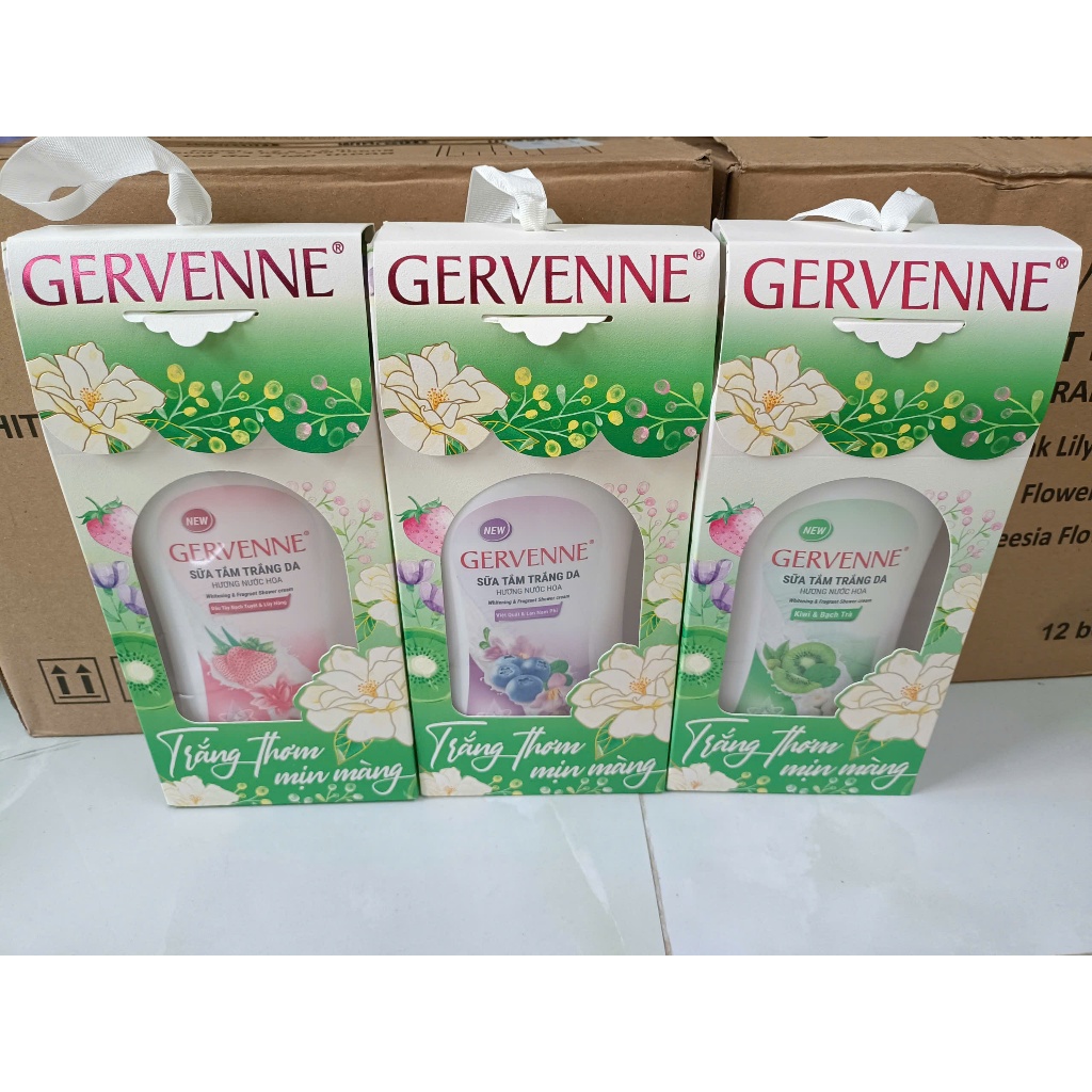 HỘP QUÀ SỮA TẮM GERVENNE 450G (QUÀ 20/11) | Shopee Việt Nam