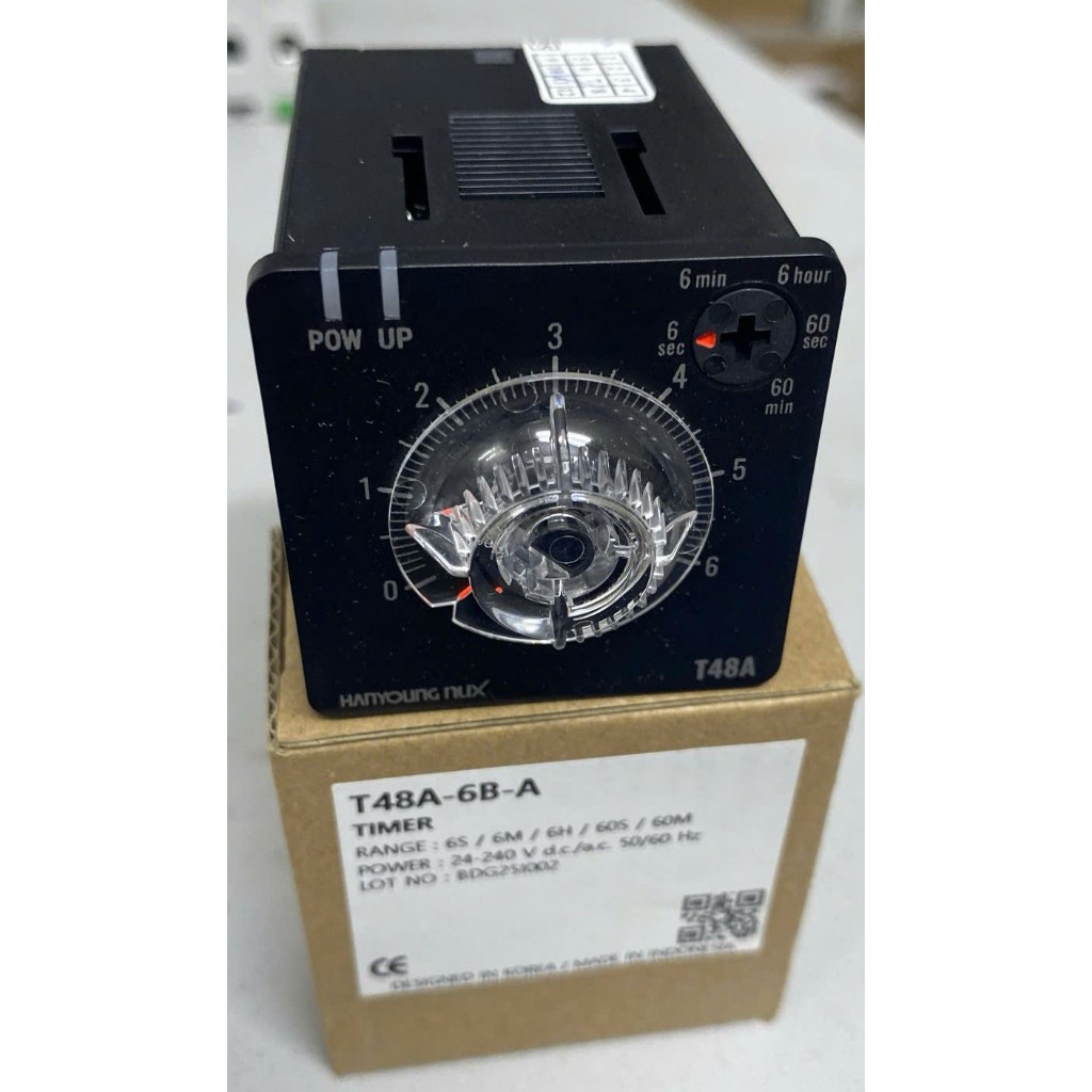 (Hanyuong) Rơ le thời gian đa năng dải rộng T48A-6B-A (0.6 sec – 6 hour) chính hãng | Shopee ...
