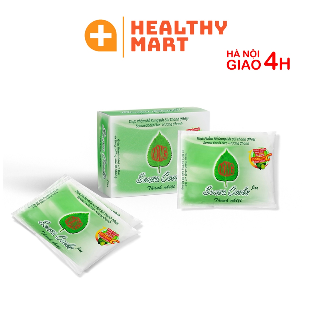 ️️️ Bột Sủi Thanh Nhiệt Sensa Cools (6 gói/hộp) | Shopee Việt Nam