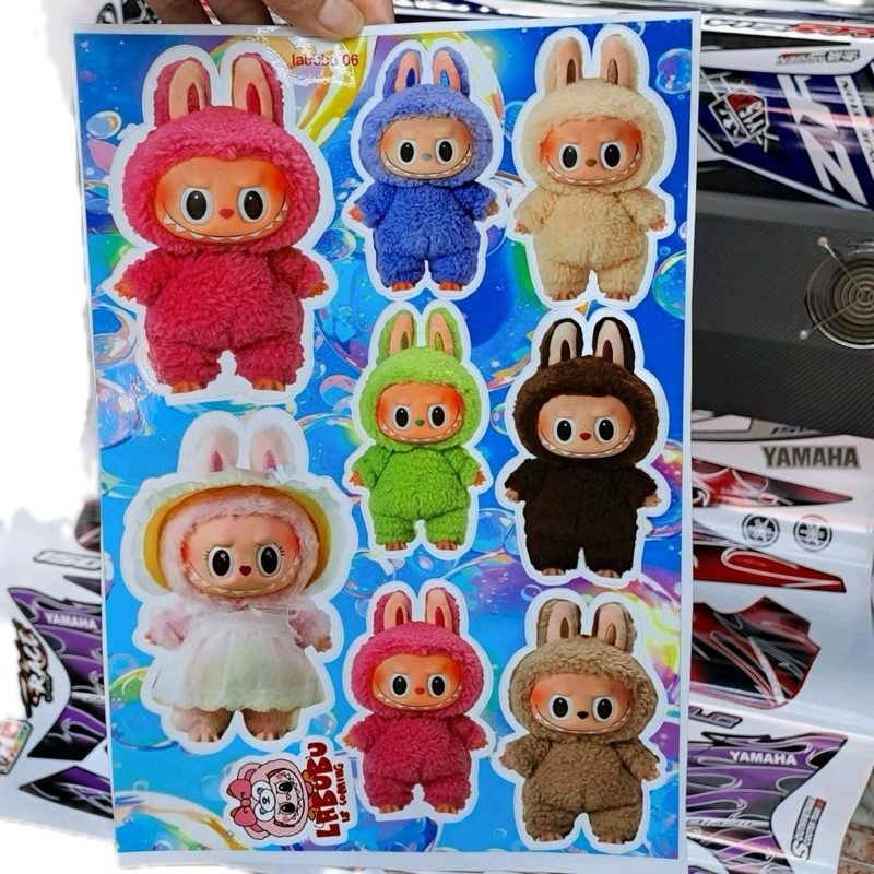 Sét logo sticker Labubu(06) phù hợp dán điện thoại,laptop,máy tính,xe ...