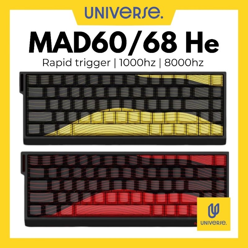 Bàn phím cơ gaming MAD60 | MAD68 HE | Bàn Phím Cơ Rapid Trigger ...