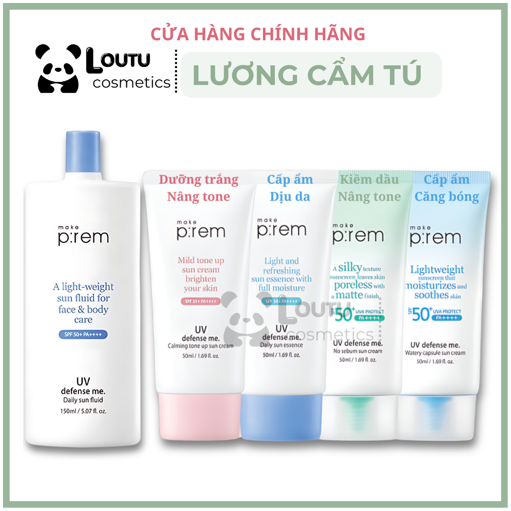 [𝐀𝐔𝐓𝐇𝐄𝐍𝐓𝐈𝐂-Loutu] Kem Chống Nắng Make Prem Make P:rem UV defense me ...